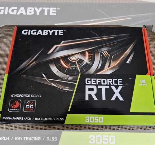 Видеокарта Gigabyte RTX 3050 8Gb OC