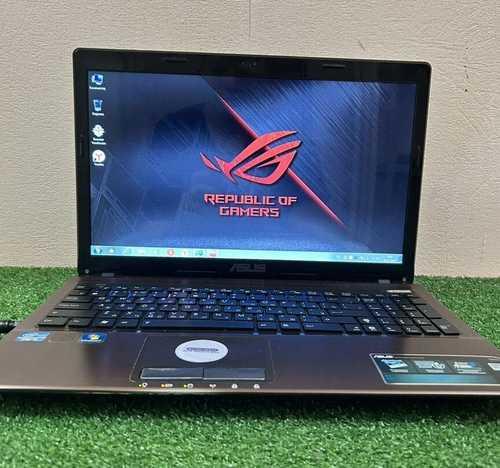 Игровая зверюга Asus на i5-2410M/4гб озу/320гб