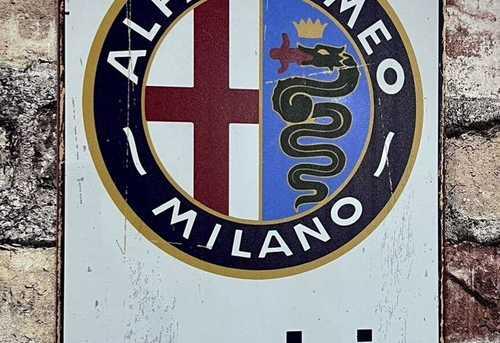 Декор на стену Alfa Romeo Servizio Арт 9713
