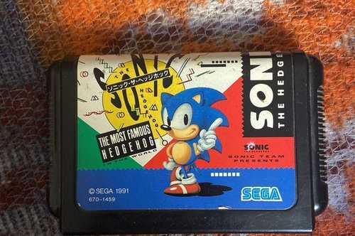 Sonic the hedgehog sega japan картридж