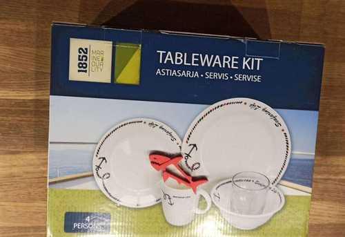 Набор посуды tableware kit для лодки на 4 персоны