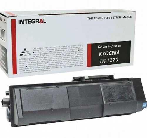 Тонер-картридж Integral TK-1270 с чипом для Kyocera Ecosys MA4000fx/ifx/x (Европейская версия) (с чи