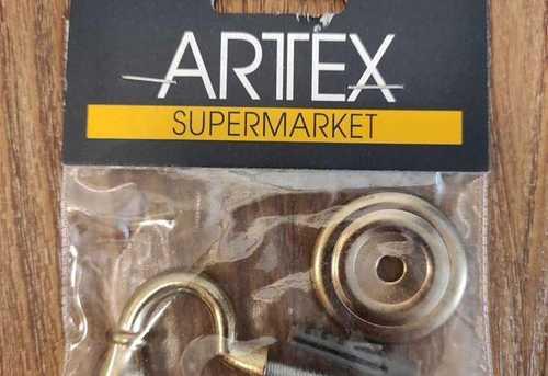 Крючок "Arttex" для шторного подхвата, латунь