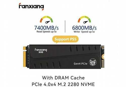 2tb dram кеш PCIe 4.0 NVMe SSD R 7400 W 6800 новый