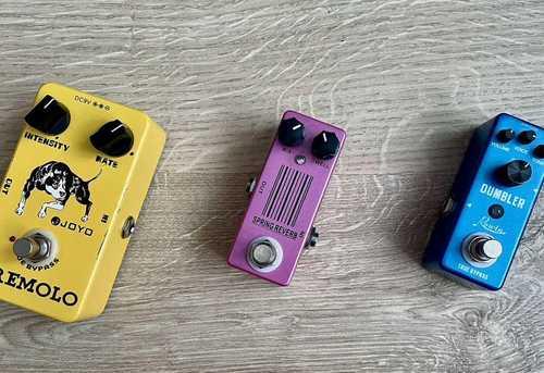 Joyo Tremolo Mosky Reverb Rovin Dumbler педали