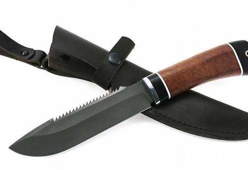 Нож Таёжный сталь Х12мф, рукоять бубинга-черный гр