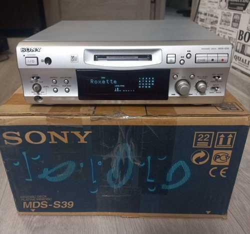 Минидисковая дека sony mds-s39