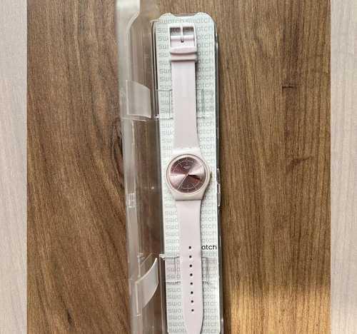 Часы swatch женские розовые