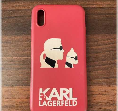 Чехол на iPhone X Karl Lagerfeld