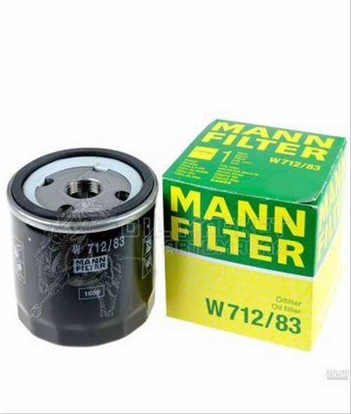 Масляный фильтр mann filter W712/83