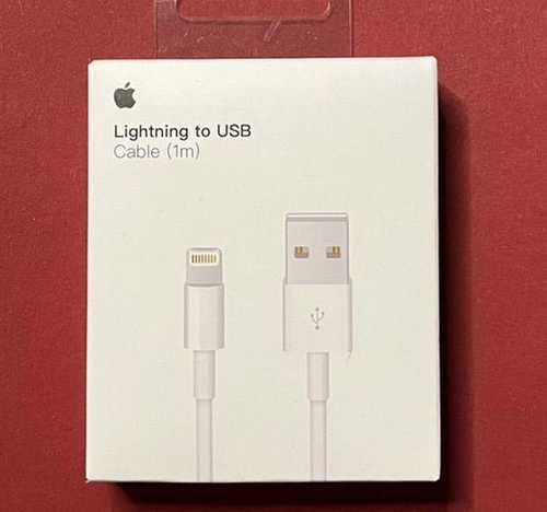 Кабель apple lightning to usb 1m