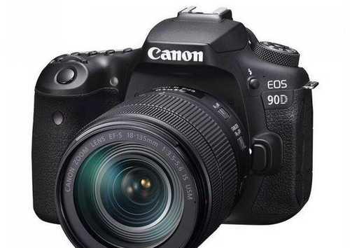 Canon 90d kit 18-135mm nano (Абсолютно новый)