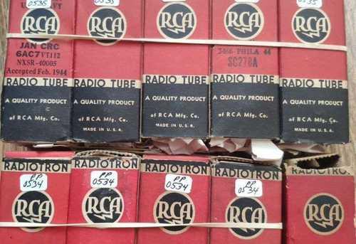 Радиолампы RCA 6AC7