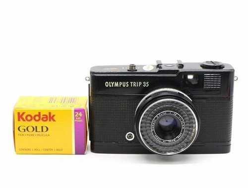 Olympus Trip 35 Black + фотопленка Kodak