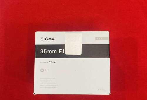 Sigma 35mm 1.4 art nikon новый