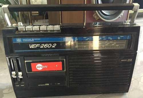 Магнитофон Радио VEF260 Тюнер Radiotehnika T-101