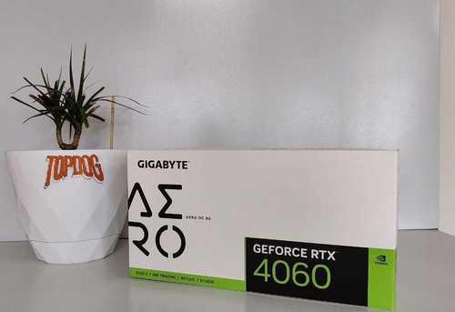 Новая видеокарта gigabyte RTX 4060 aero OC