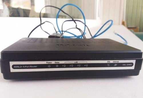 Модем маршрутизатор adsl2+4-Port Router DSL-2540U