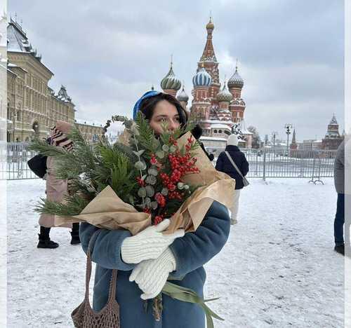 Хвойные подарочные букеты и композиции на заказ