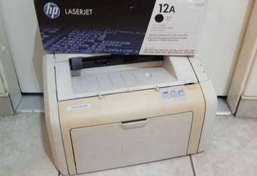 Лазерный принтер HP LaserJet 1018 + новый картридж