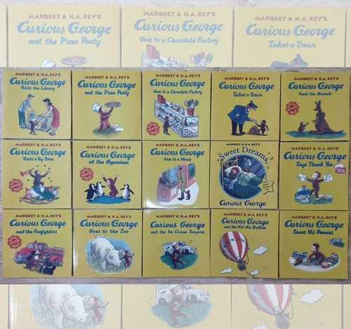 Curious George английские детские книги