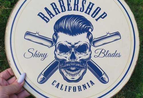 Декор на стену Barbershop California