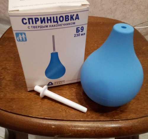 Спринцовка с твёрдым наконечником