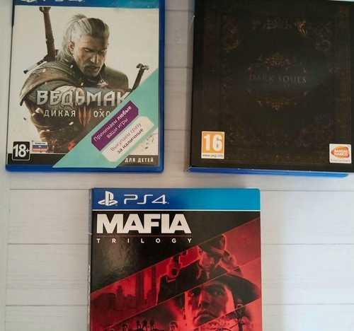 Игровые диски на ps4