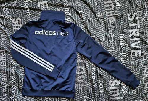 Оригинальная синяя олимпийка от "Adidas Neo" (XS)