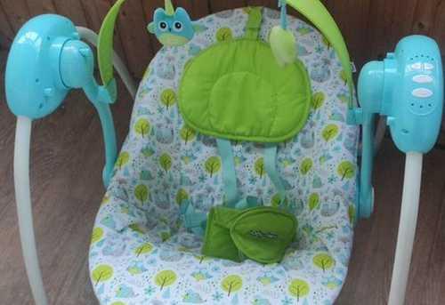 Детские электронные качели Babyton Sleepy Blue