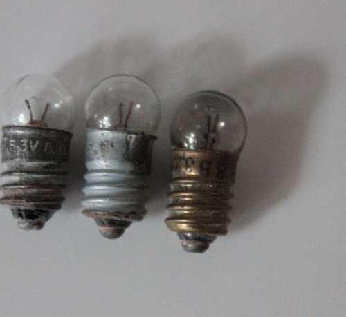 Лампочки для фонариков. СССР