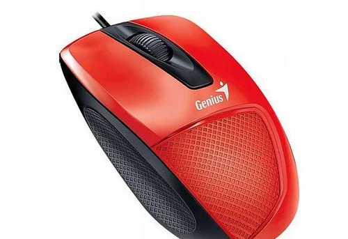 Мышь Genius DX-150X, красный/чёрный