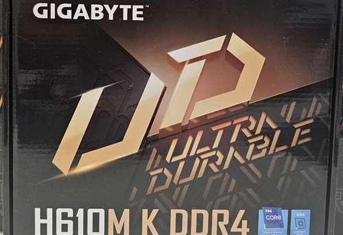 Материнская плата Gigabyte H610M K DDR4 LGA 1700
