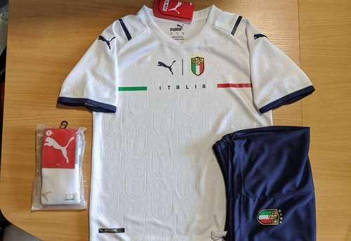 Детская форма сборной Италии гостевая белая 2022