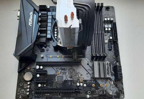 Intel i5 8400 + ASRock B360 Pro4 + кулер deepcool