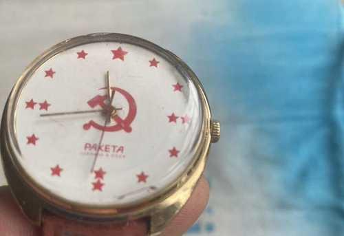 Мужские наручные часы СССР ракета