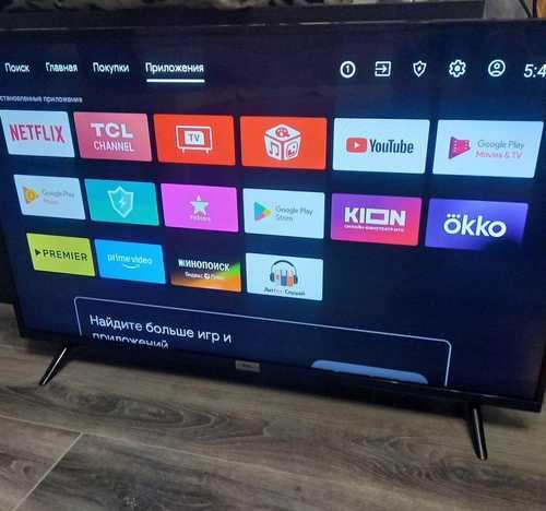 TCL 43" SMART TV Wi-Fi Android