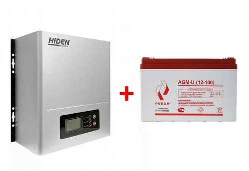 Ибп Hiden Control HPS20-0312N + Рубин AGM-U 12-100