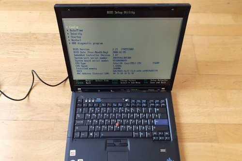 Lenovo ThinkPad T60 материнка рабочая
