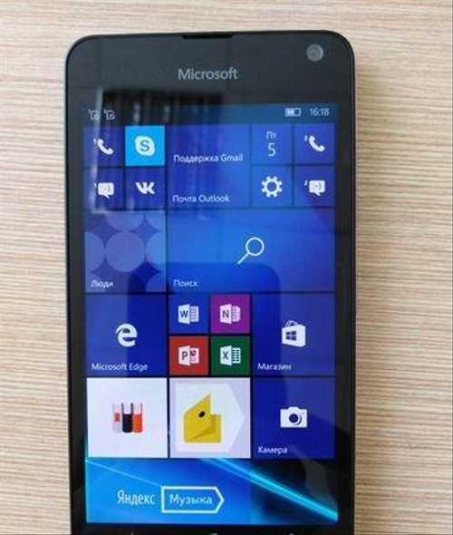 Смартфон Microsoft Lumia 650, черный