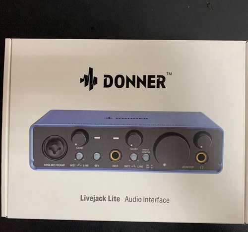 Звуковая карта donner livejack lite