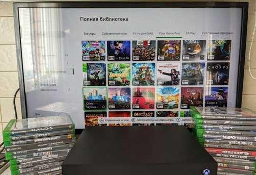 Xbox One X + 910 игр