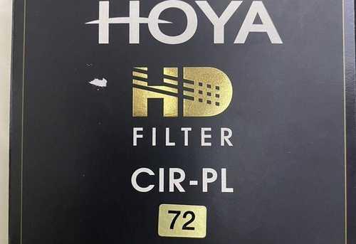 Hoya HD filter CIR-PL 72