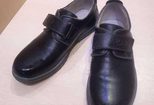 Туфли Ботинки черные мальчика р 34