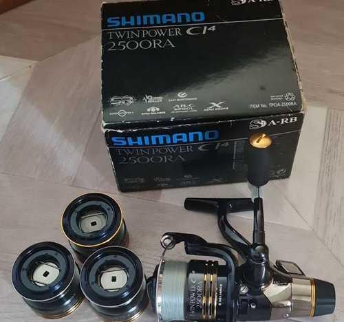 Катушка shimano twin power 2500RA