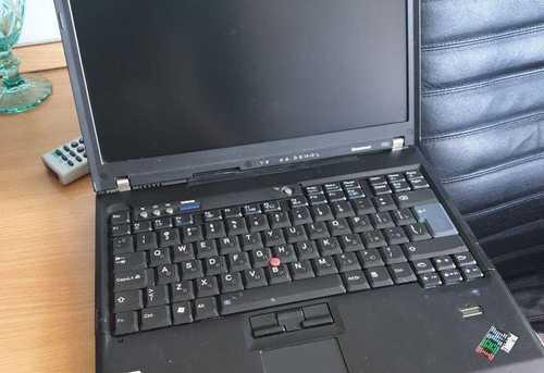 15" Lenovo ThinkPad T60, 120 ГБ, Core 2 Duo T7200, RAM 1 ГБ, ATI Mobility Radeon X1400 0.128 ГБ