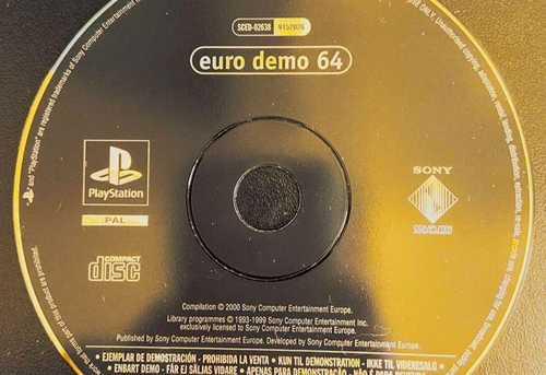 Игра ps 1 euro demo 64