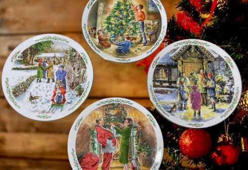 Новогодние тарелки Royal Doulton