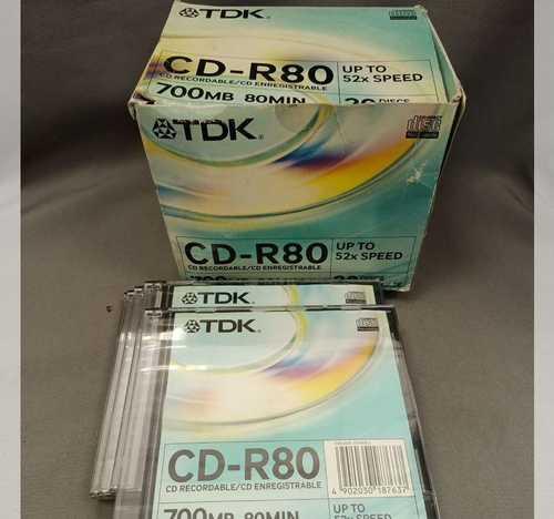 Диски Болванки CD-R80 запечатанные