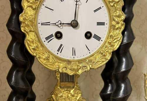 Часы настольные антикварные французские портальные